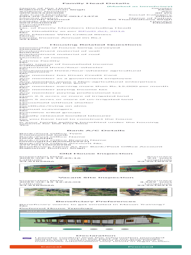 SurveyDetails - Rajkumar Roshan Singh1945 | PDF