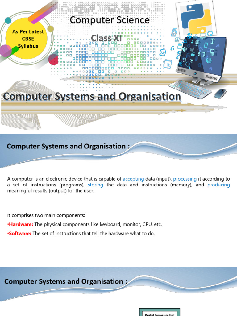 Computer Systems and Organisation | PDF | Graphical User Interfaces | Operating System