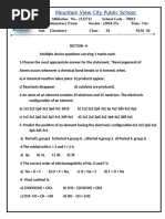 VSEPR Practice Questions and Answers | PDF | Chemical Substances | Sets ...