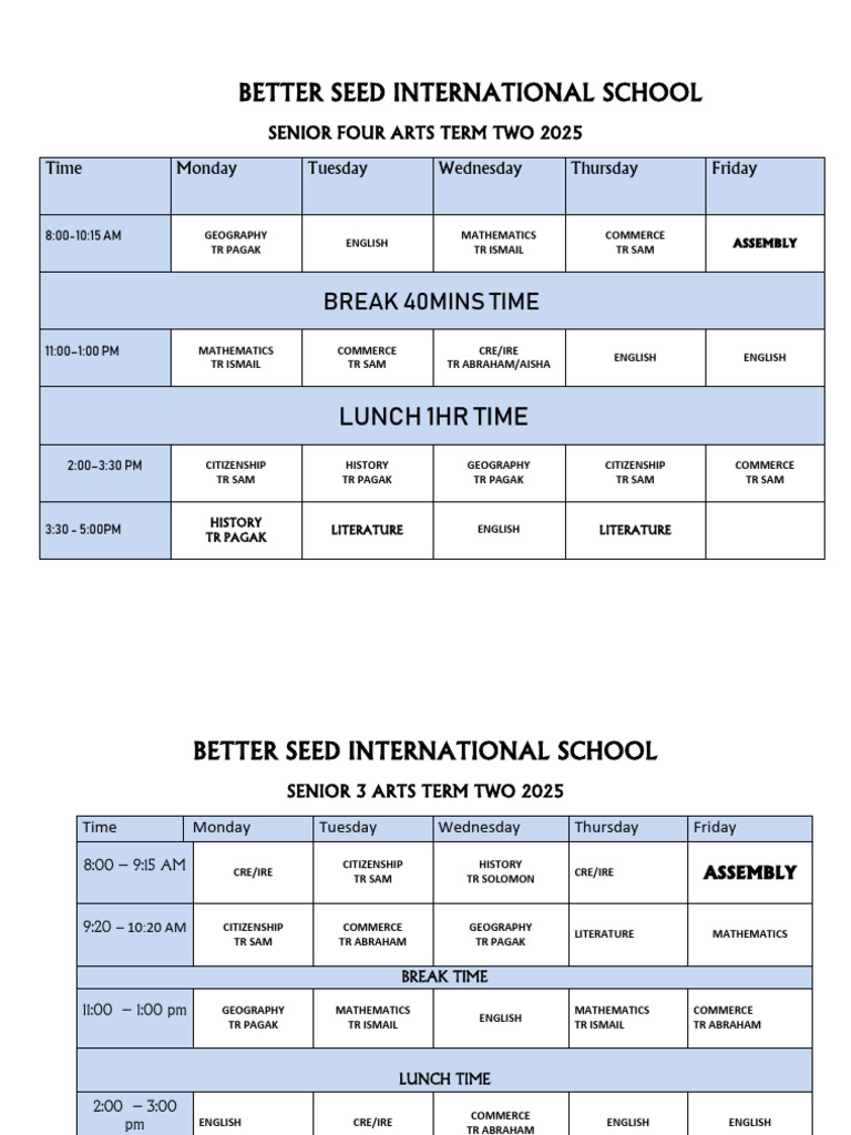 Teaching Time Table Tentative | PDF | Science | Natural Sciences