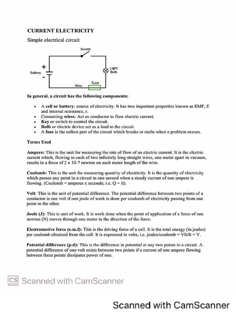 CURRENT N STATIC ELECTICITY 2024 | PDF