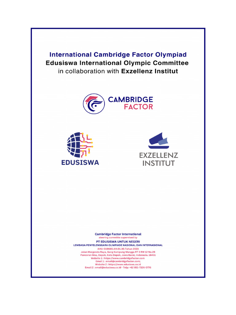 Edusiswa Final Update Juknis Icfo-2024 | PDF