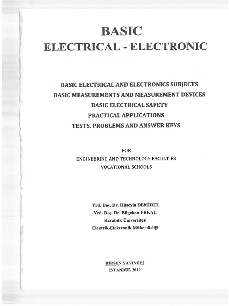 Basic Electri̇cal Electrinics | PDF