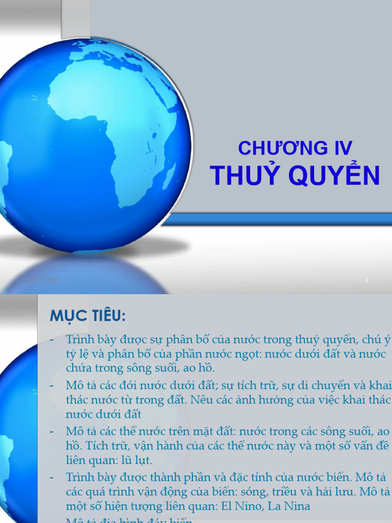 Khoa Hoc Trai Dat Chuong 4 Thuy Quyen [Cuuduongthancong.com] | PDF