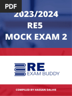 RE5 Mock Exam Questions and Answers | PDF | Regulatory Compliance ...