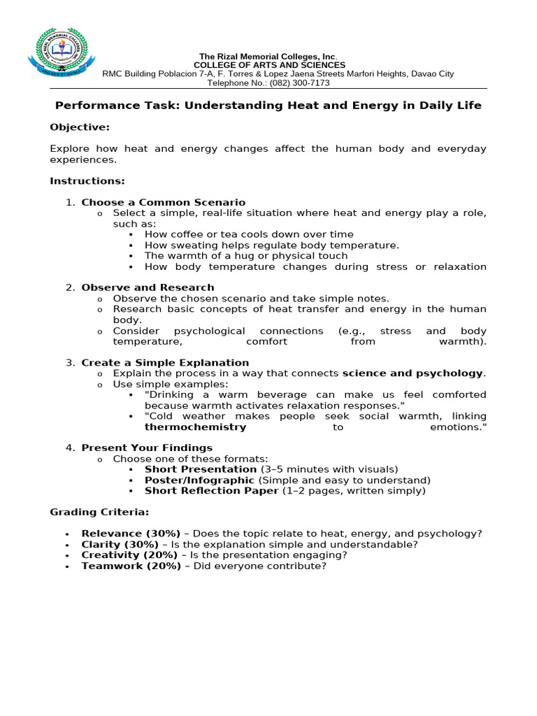 Understanding Heat and Energy in Daily Life | PDF