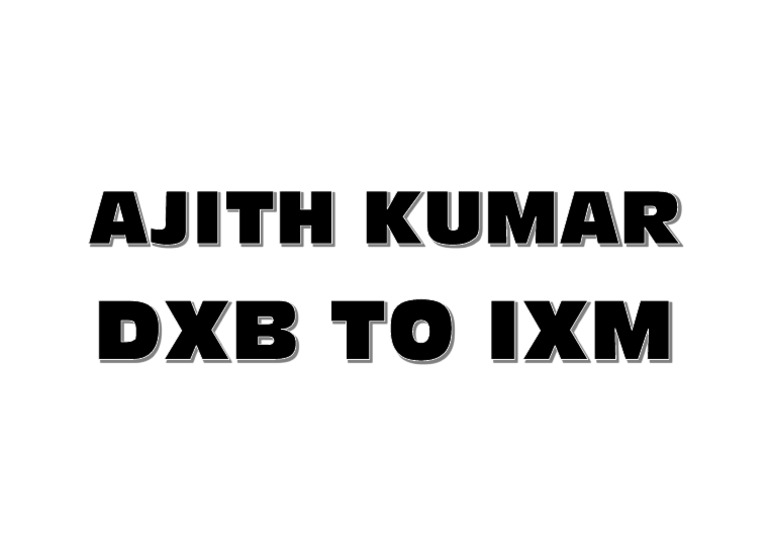 AJITH KUMAR Malikai | PDF