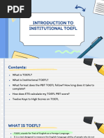 ITP TOEFL Score Calculation Guide | PDF | Test Of English As A Foreign ...