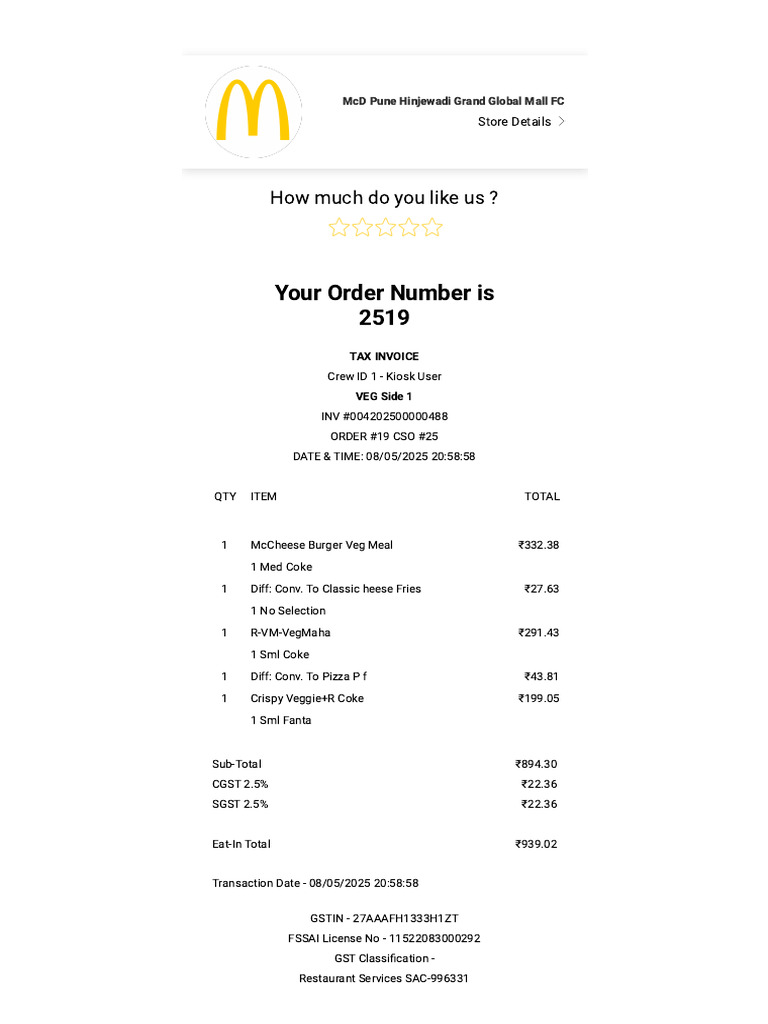 MCD Bill | PDF