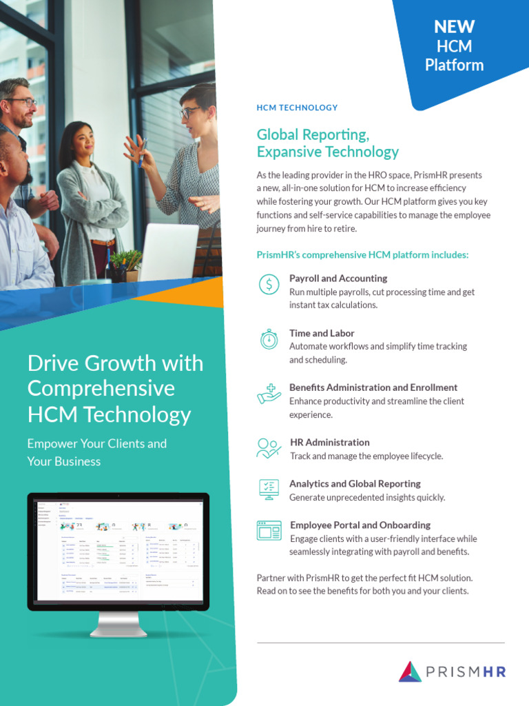 PrismHR HCM Solutions for Growth | PDF | Human Resource Management ...