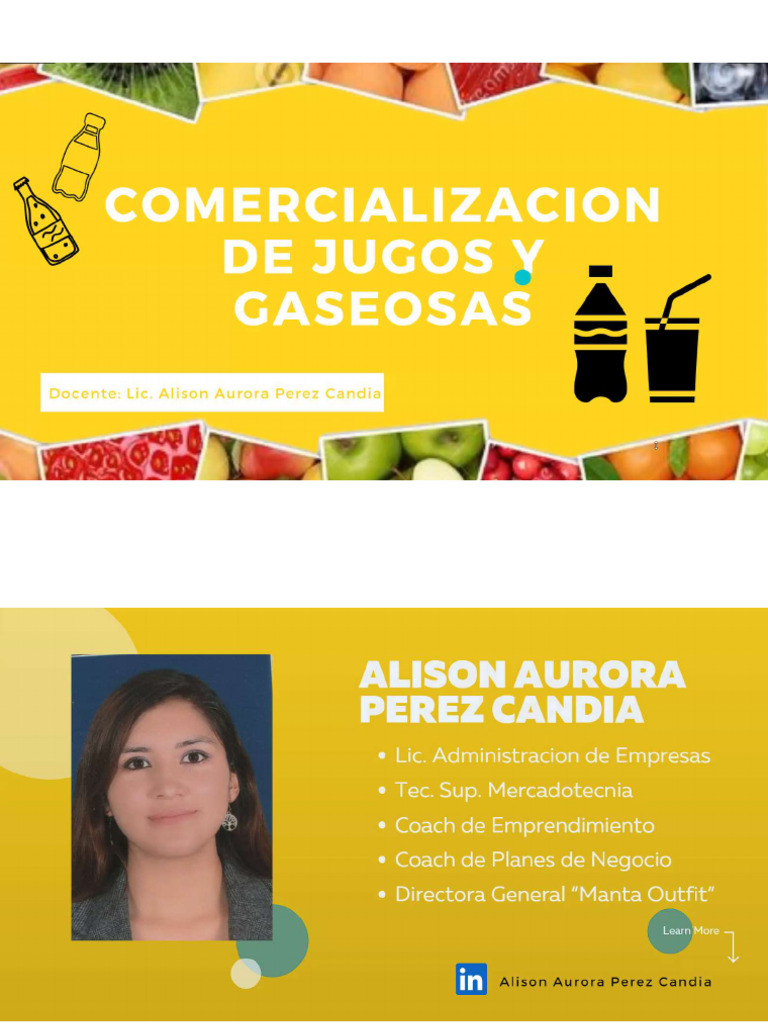 Sesión 3 - Elaboración de Refrescos | PDF