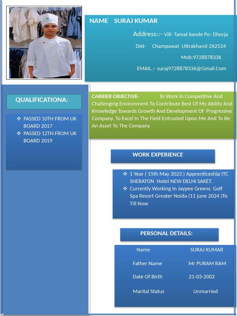 Suraj Kumar Resume | PDF