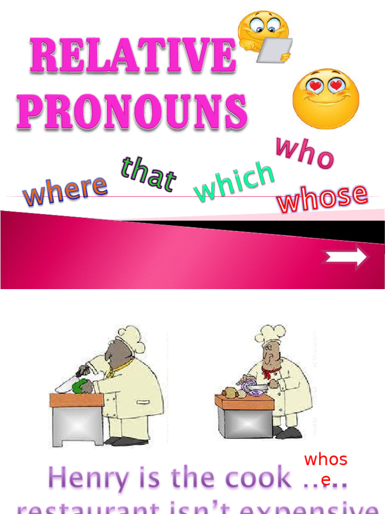 Relative Pronouns Classroom Posters 54309 | PDF