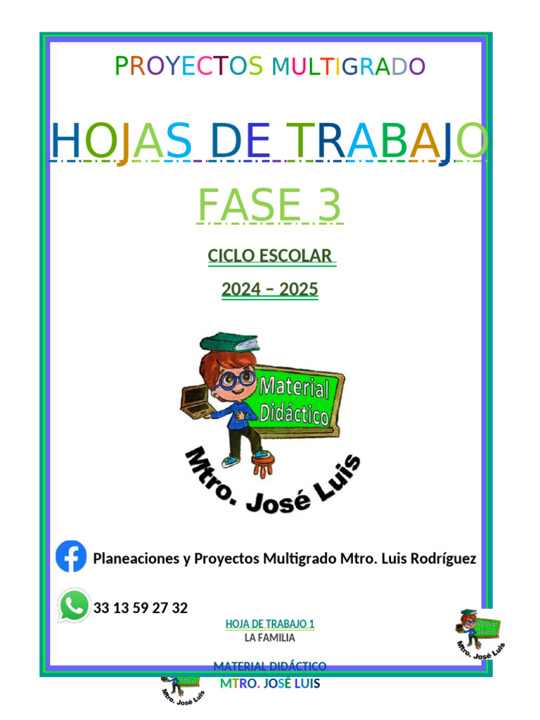 Cuadernillo FASE 3 - Mtro JOSE LUIS | PDF