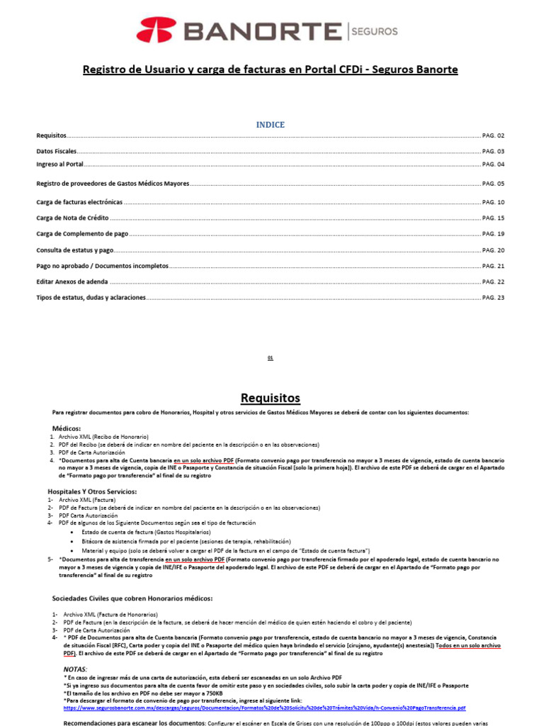 Nueva Guía Portal de Proveedores GMM | PDF | Contraseña | Xml