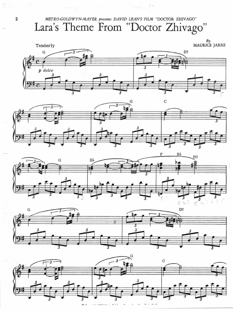 Laura's Theme Chords and Tabs | PDF