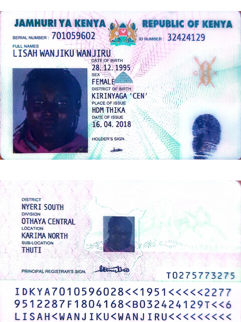 Lisah Id Card | PDF