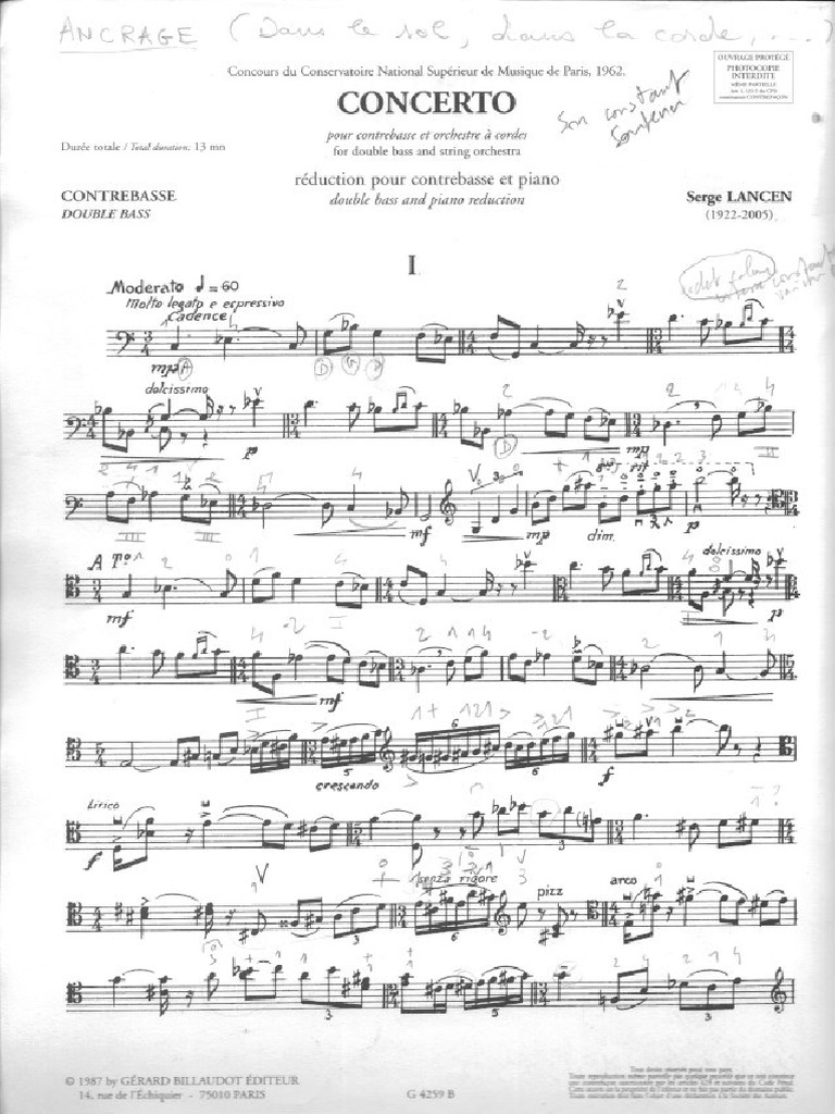Lancen Concerto-Cb | PDF
