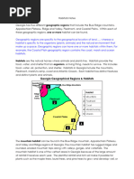 Georgia Habitats for 3rd Graders | PDF | Habitat