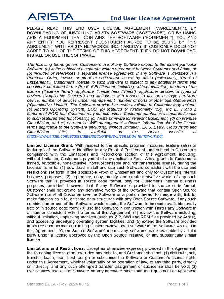 End User License Agreement | PDF | License | Software