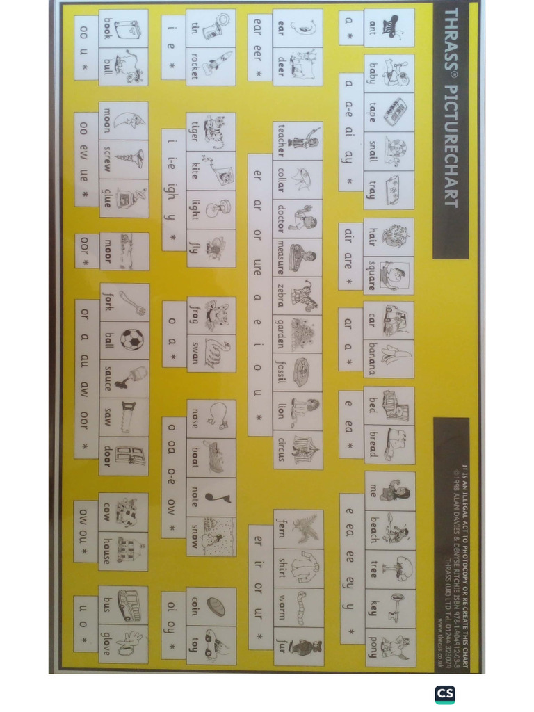 Thrass Picture Chart | PDF