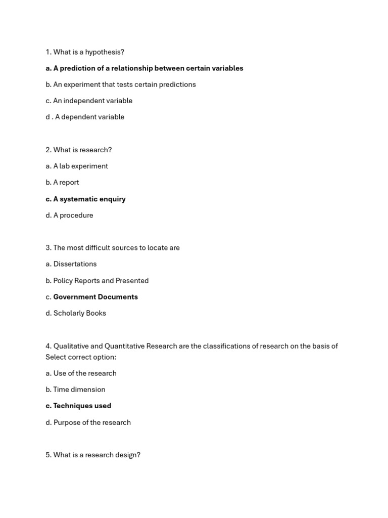 Research Method | PDF | Sampling (Statistics) | Hypothesis