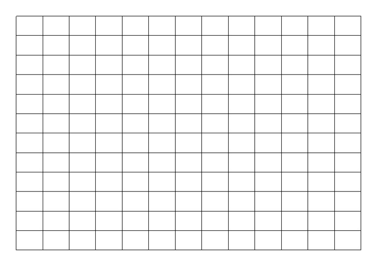 Blank Chart Landscape Large Font | PDF