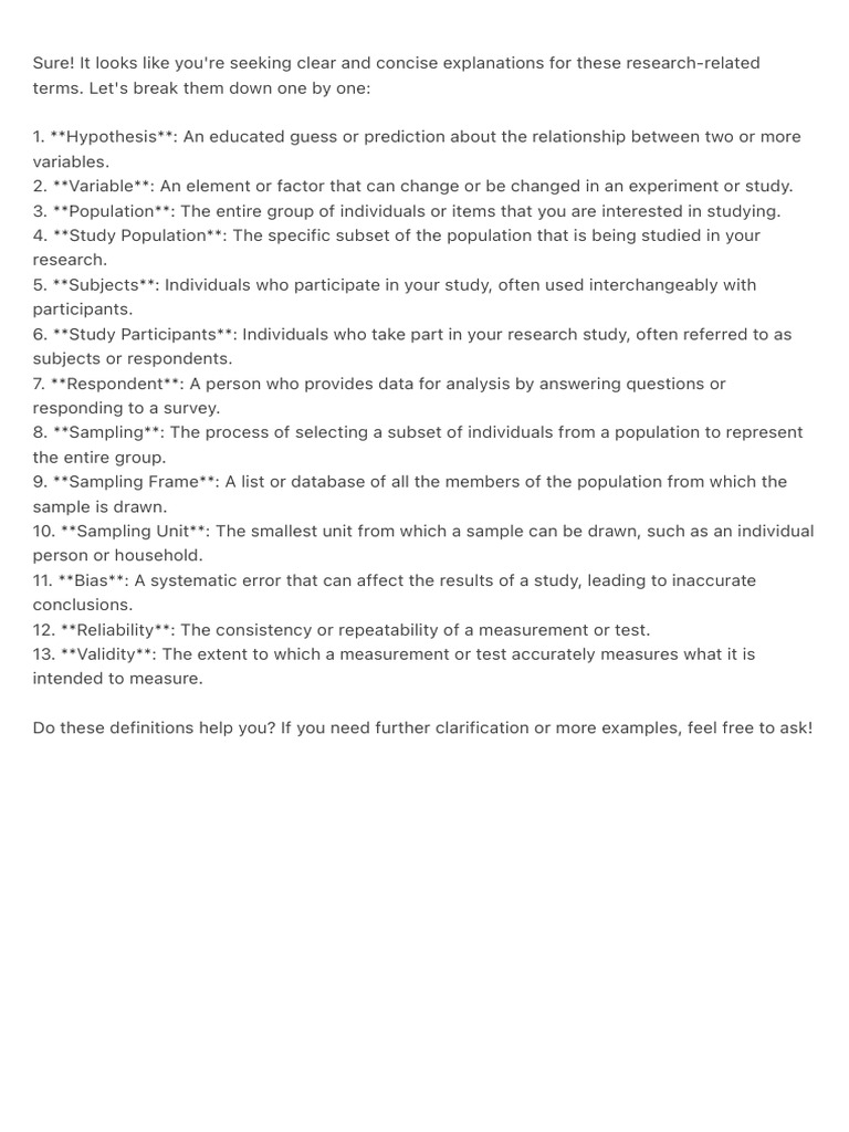 Sure! It Looks Like You'Re Seeking Clear and Concise Explanations | PDF