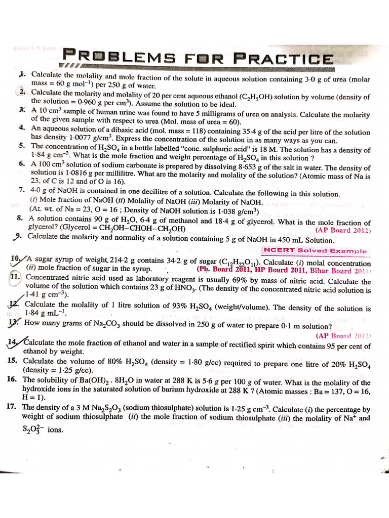 Concentration Term Question | PDF