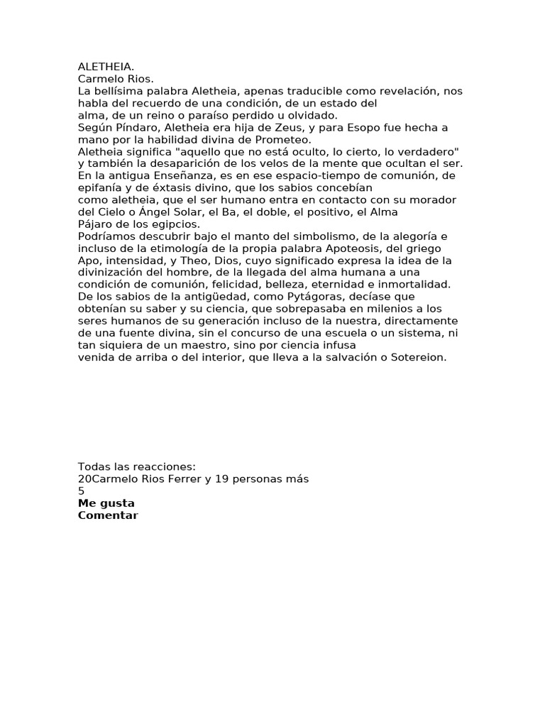 ALETHEIA | PDF