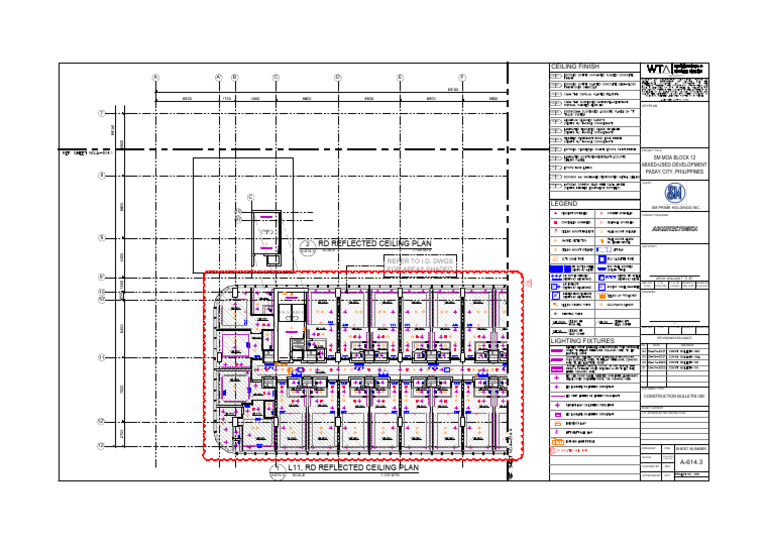 Ceiling Finish: RD Reflected Ceiling Plan | PDF
