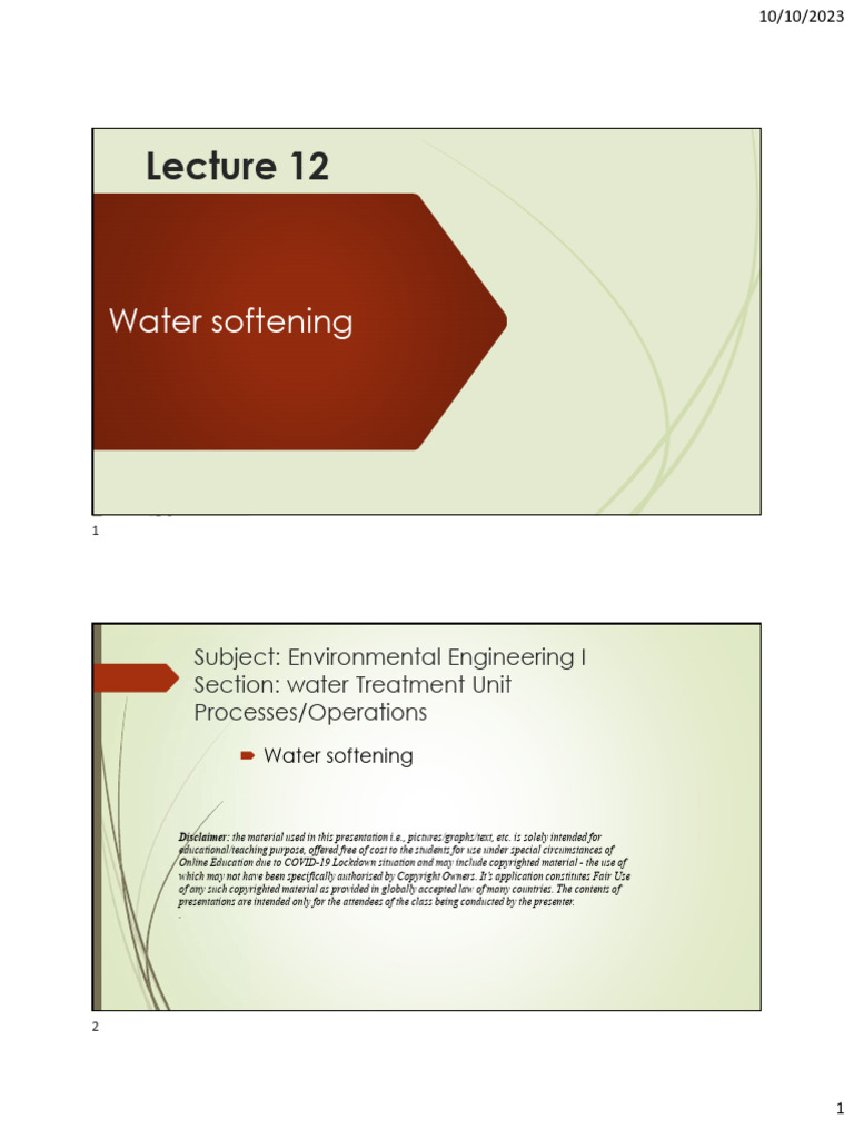 Water Softening Methods Explained | PDF | Sodium Carbonate | Ion Exchange