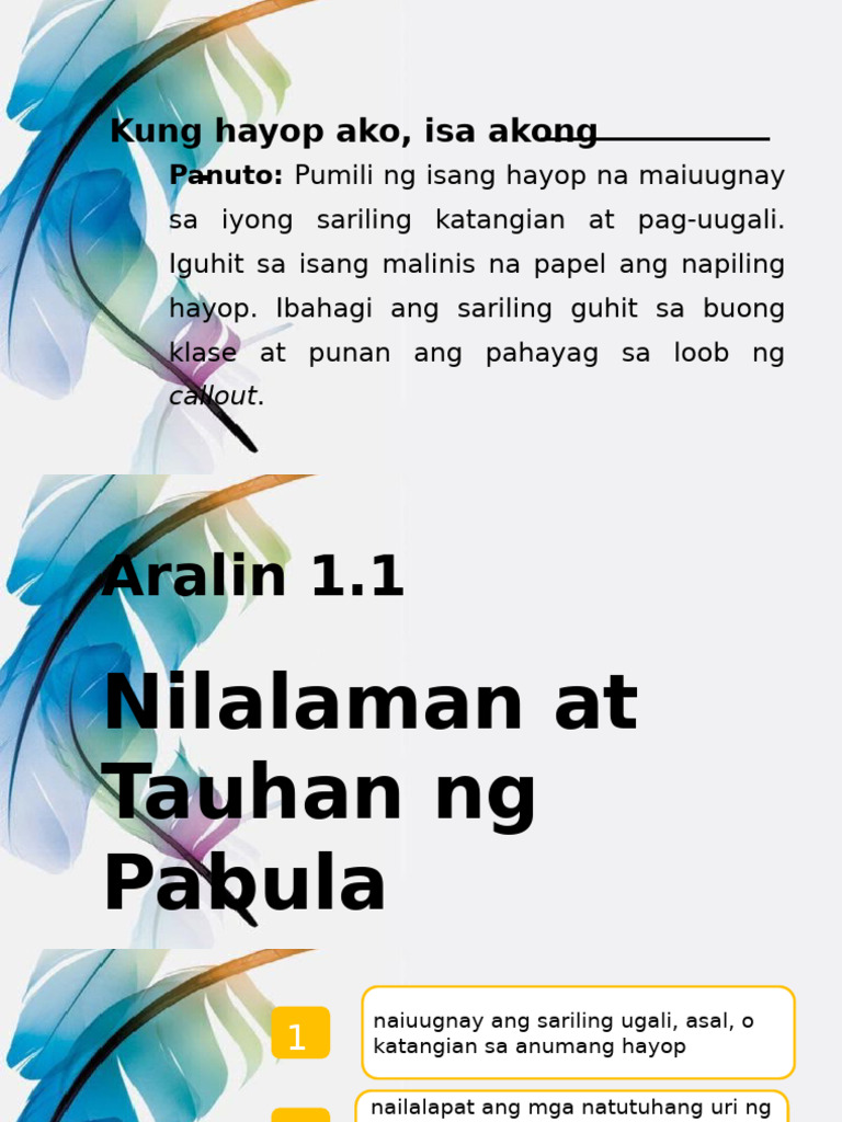Pabula | PDF