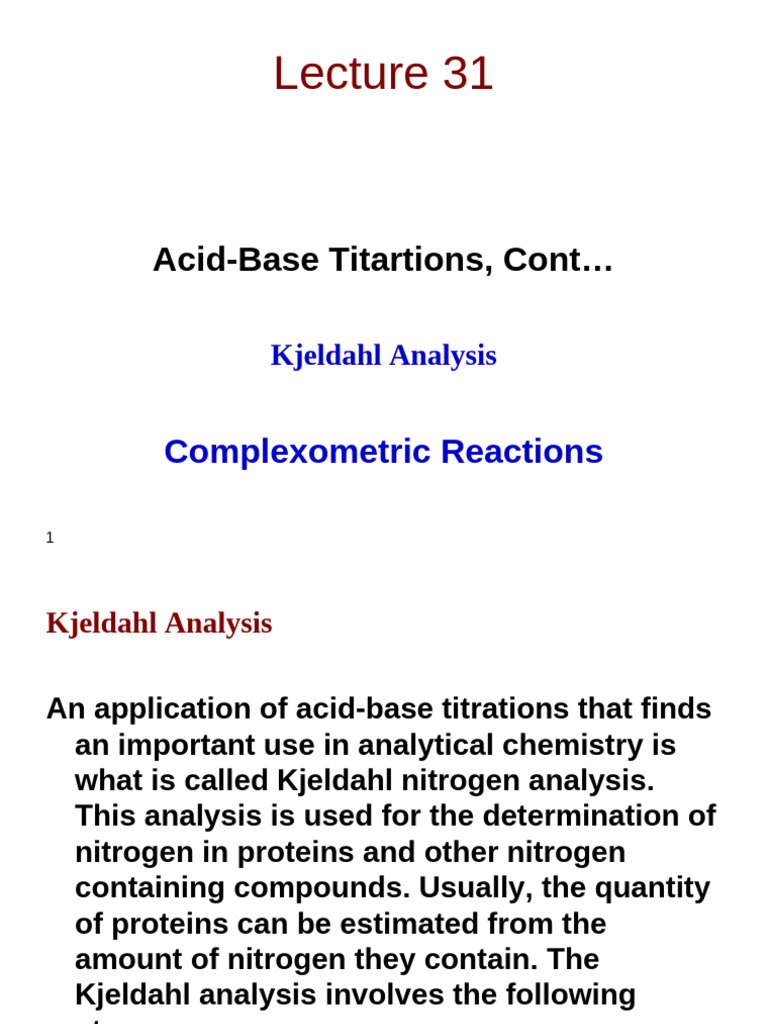 Complexometric Titrations | PDF | Coordination Complex | Chelation