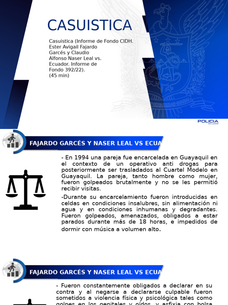 CASUISTICA (3) - Caso - Ester Avigail Fajardo - Garcés y Claudio | PDF | Convenio europeo de ...