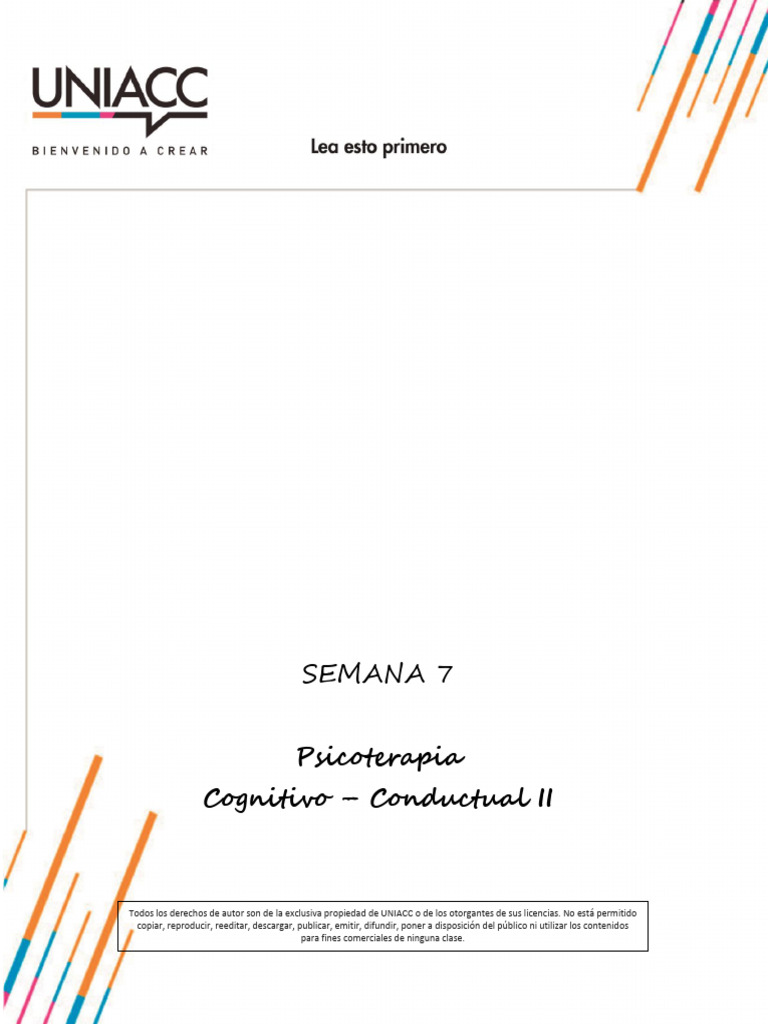 Semana 7 | PDF | Las emociones | Desorden de personalidad