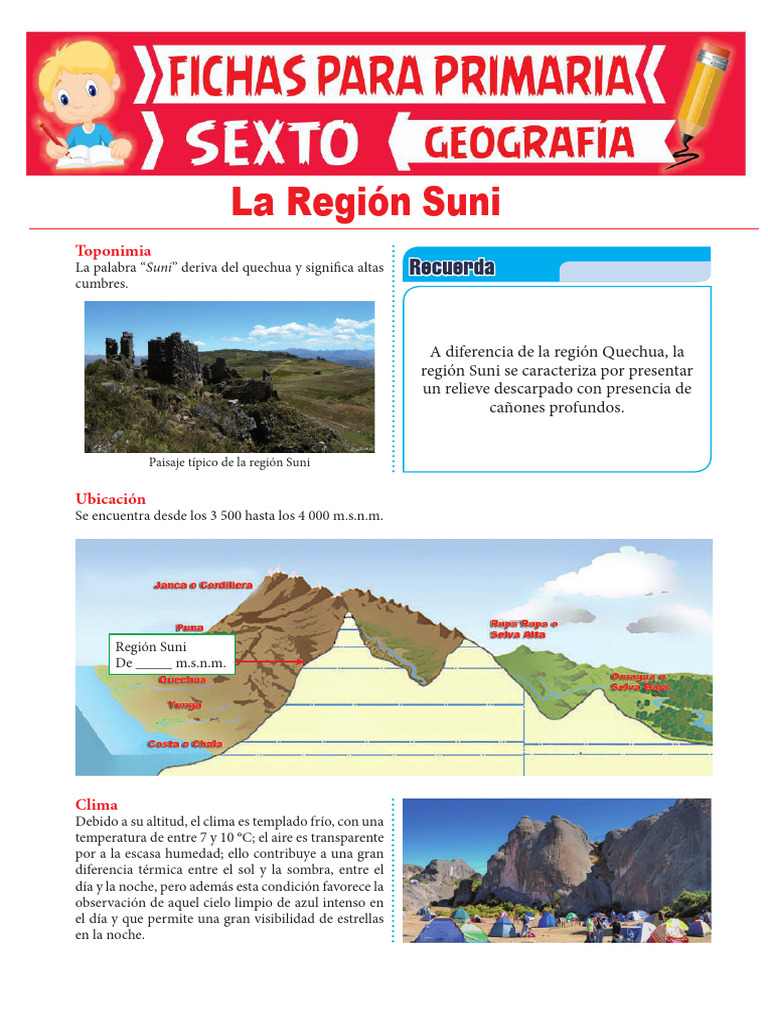 La Región Suni | PDF | Clima | Clima templado
