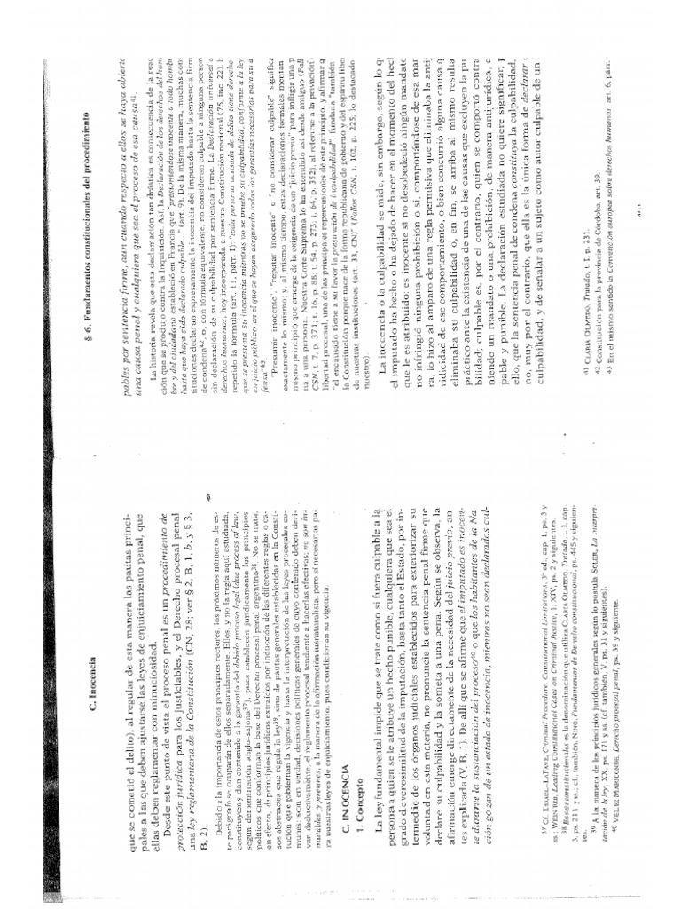 MAIER - Derecho Procesal Penal. Tomo I - 490-539 | PDF