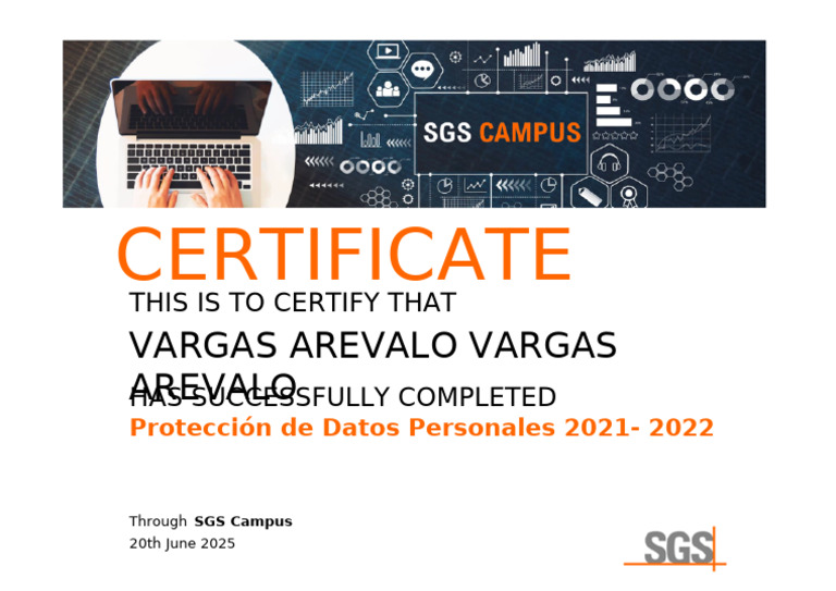 Clms Certificate | PDF