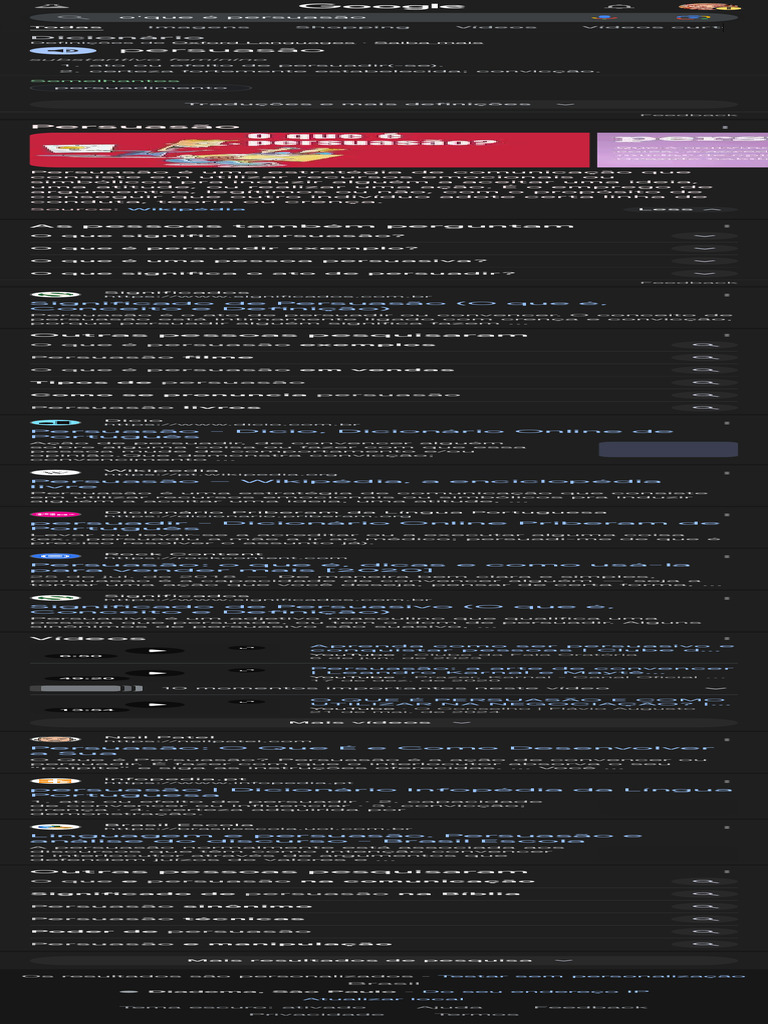 O'que É Persuasão - Pesquisa Google | PDF | Persuasão | Wikipedia