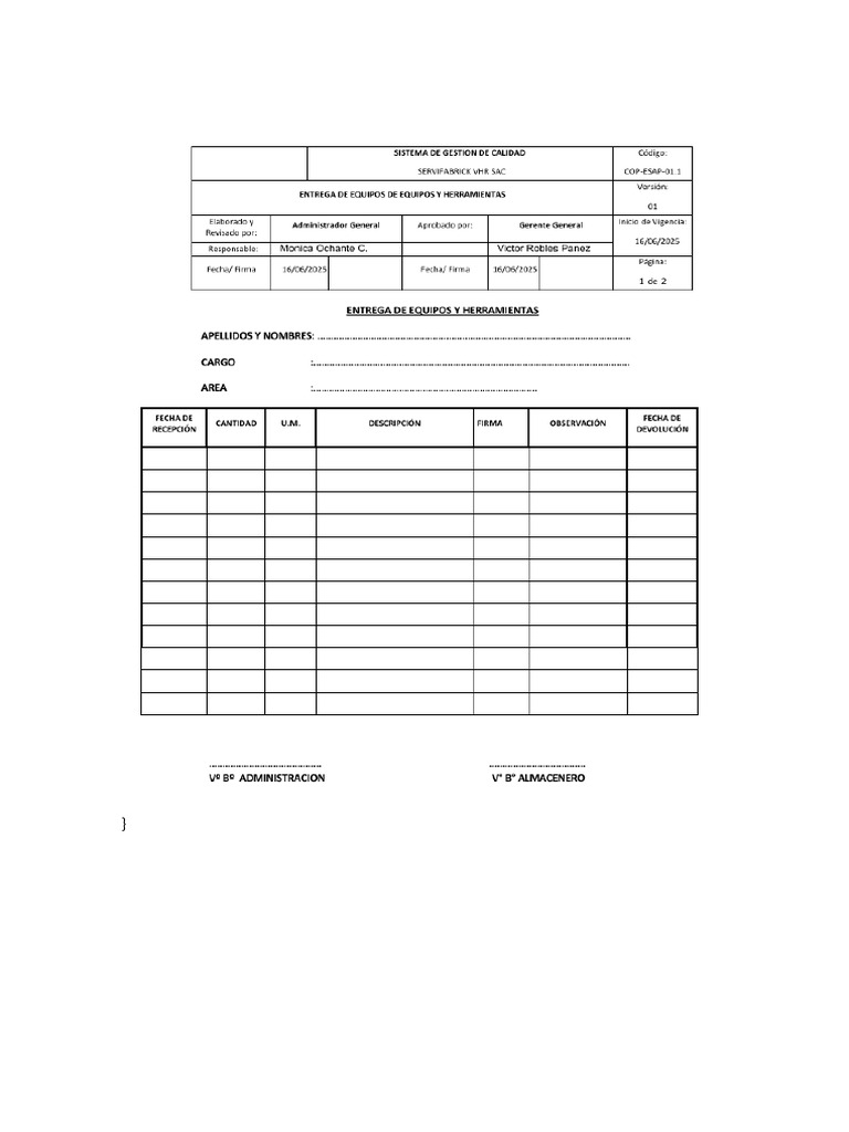 Formato Editable | PDF