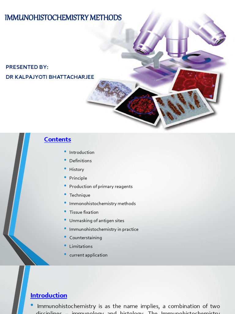 Immunohistochemistry 1 160107064236 | PDF | Immunohistochemistry | Antibody
