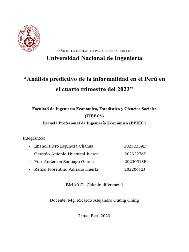 Proyecto Calculo 3er Avance | PDF | Derivado | Función (Matemáticas)