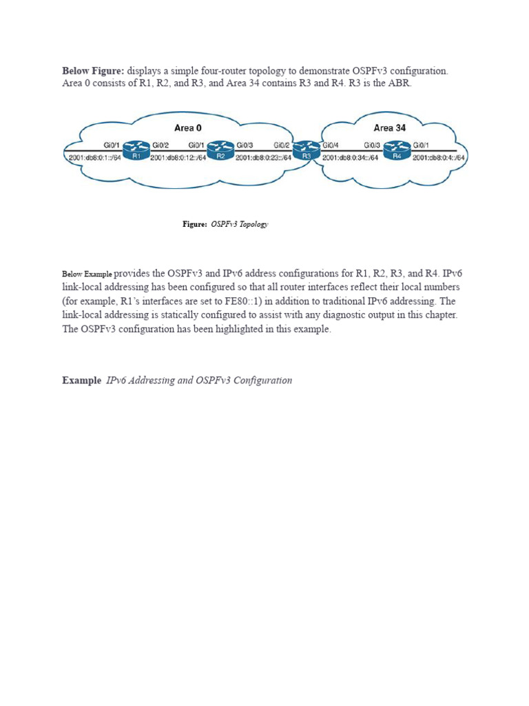 OSPFv3 Configuration | PDF