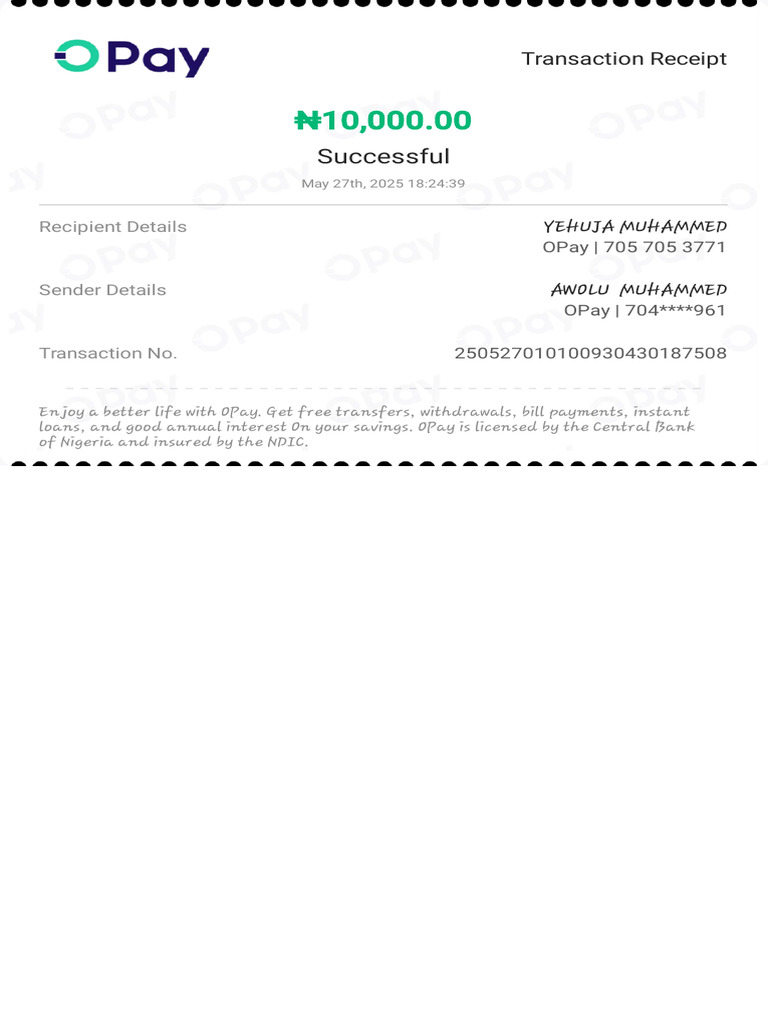 Transaction Receipt-250527010100930430187508 | PDF