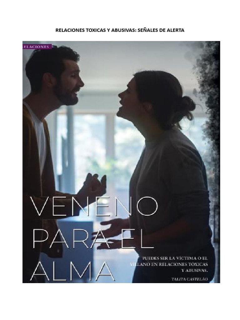 Relaciones Toxicas y Abusivas | PDF