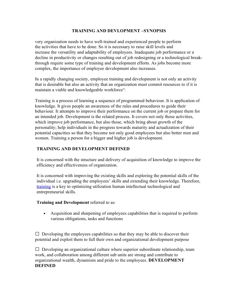 Training and Devlopment | PDF | Employment | Organizational Culture