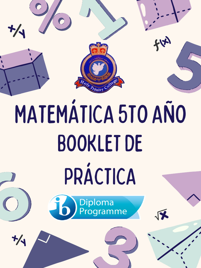 Booklet Práctica Matemática 5to 2025 | PDF