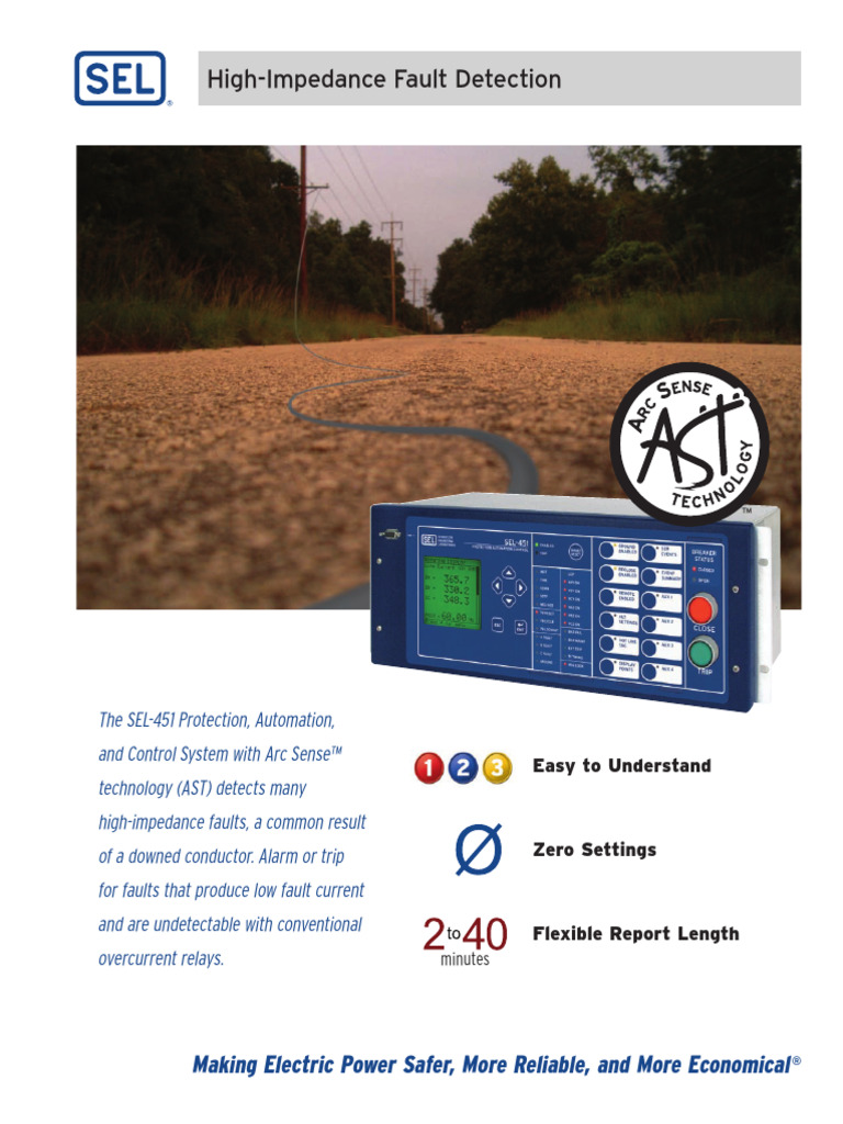 Relé para Detectar Fallas de Alta Impedancia | PDF | Relay | Electrical ...