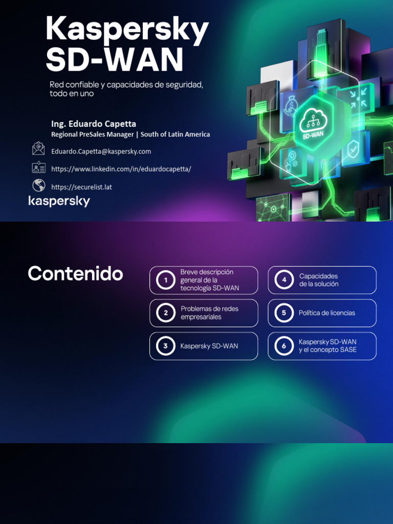 Kaspersky SD-WAN Product Presentation | PDF